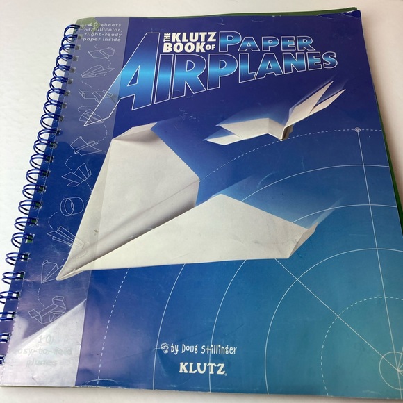 Klutz | Toys | The Klutz Book Of Paper Airplanes W Unopened Pack Of ...